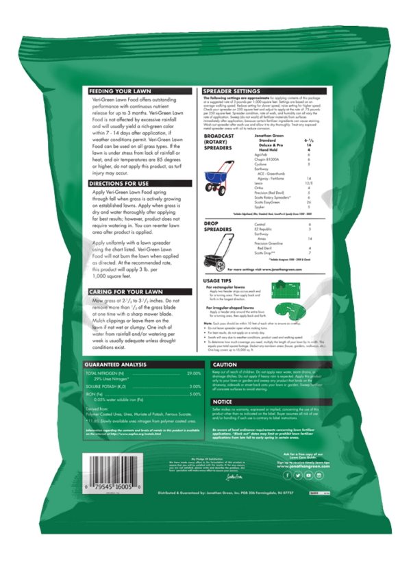 Veri-Green Nitrogen Rich Lawn Fertilizer | Jonathan Green